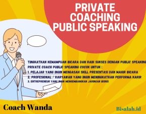 PRIVATE COACHING PUBLIC SPEAKING by Wanda Wardaniah